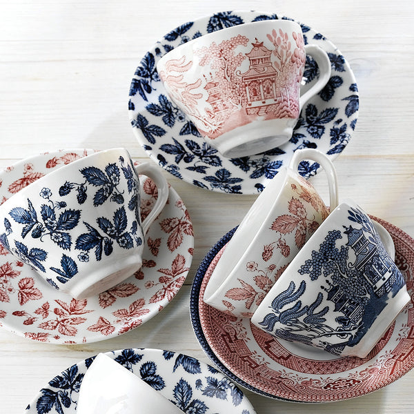Cranberry Bramble Tea Cup | Vintage Prints | Churchill – Churchill Home